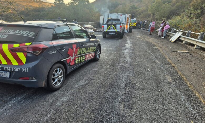 Truck with coffins catches fire, police probe death | The Witness