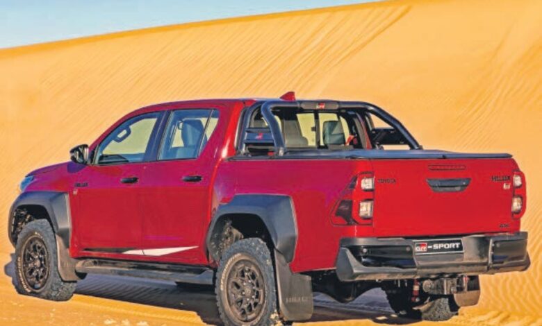 The new Toyota Hilux 2.8 GD-6 GR-Sport 3 double-cab 4x4 takes it up a ...