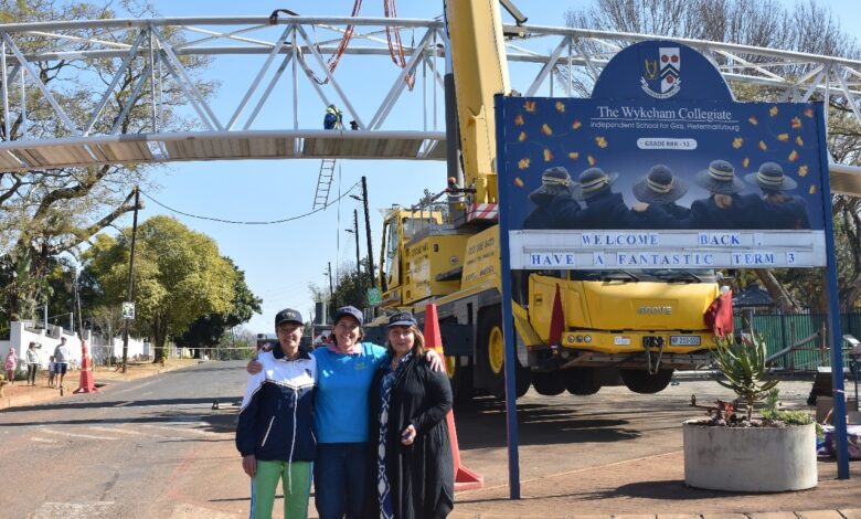 The Wykeham Collegiate bridge in Pietermaritzburg ensures pupil safety ...