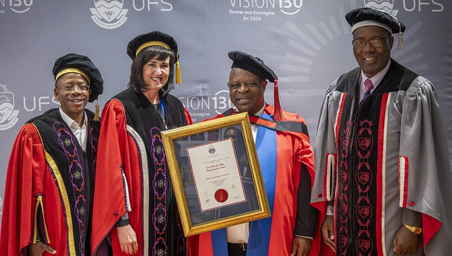 PICS | Former Chief Justice Zondo receives honorary doctorate from UFS ...