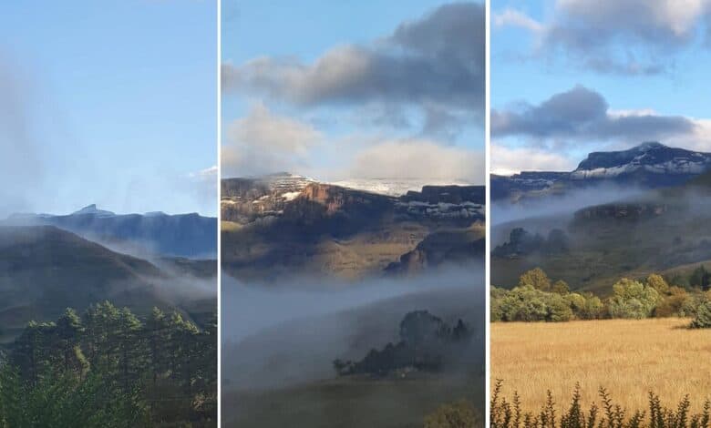 Snow falls in the Drakensberg as KZN hit by heavy rain | The Witness