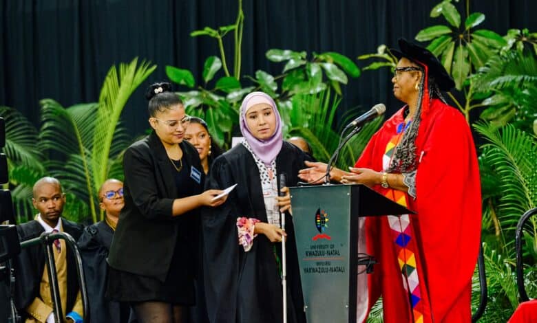 Blind student graduates cum laude, turning barriers into milestones ...