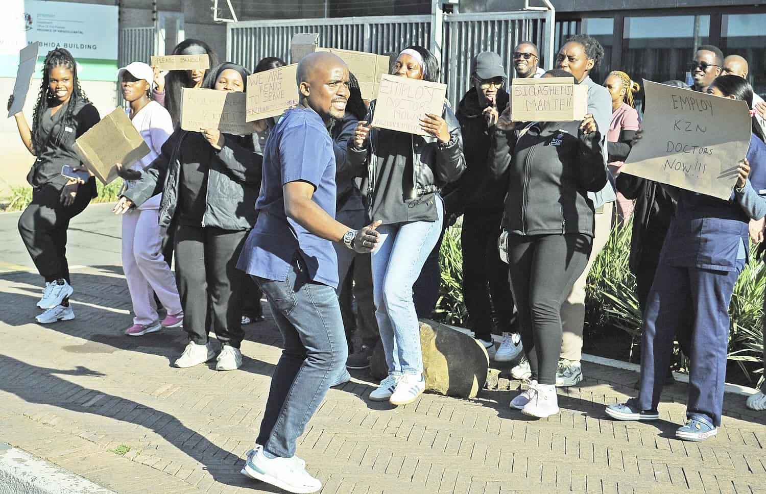 Unemployed doctors protest over delayed job postings in KZN | The Witness