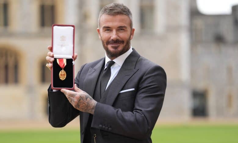 Football star David Beckham hails knighthood as 'proudest moment' | The ...
