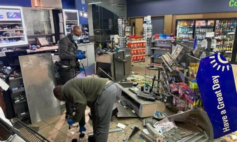 PICS | ATM bombed at filling station | The Witness