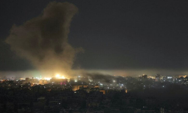 Israeli strike near Beirut kills 2 while raids target southern suburbs ...