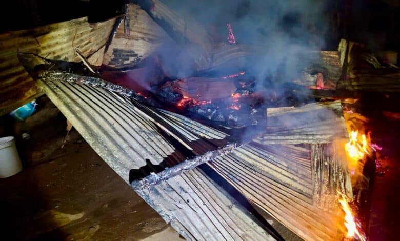 PICS | Man found dead beneath rubble after shack fire destroys home ...
