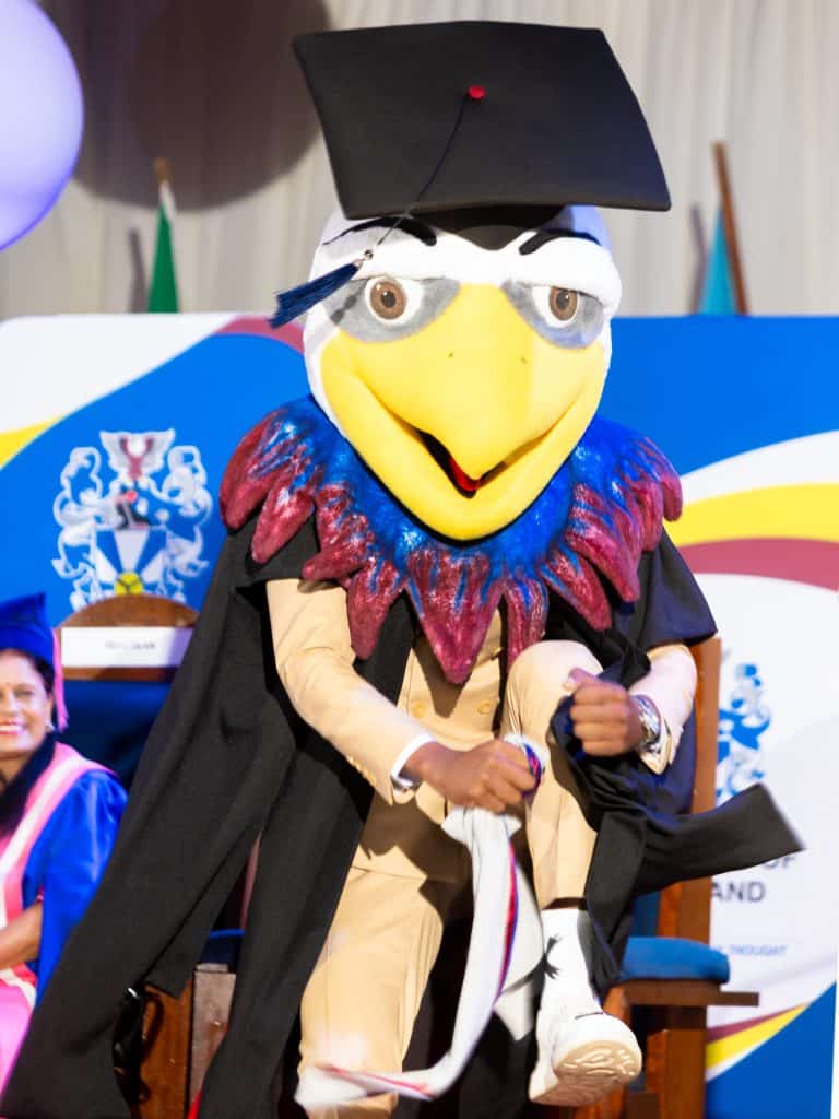 WATCH | UniZulu’s beloved mascot “uZu” finally revealed on graduation ...