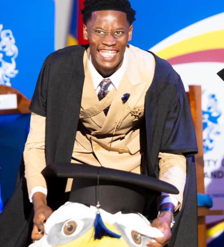 WATCH | UniZulu’s beloved mascot “uZu” finally revealed on graduation ...