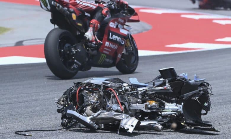Alex Marquez injured in horrific Catalan MotoGP crash | The Witness