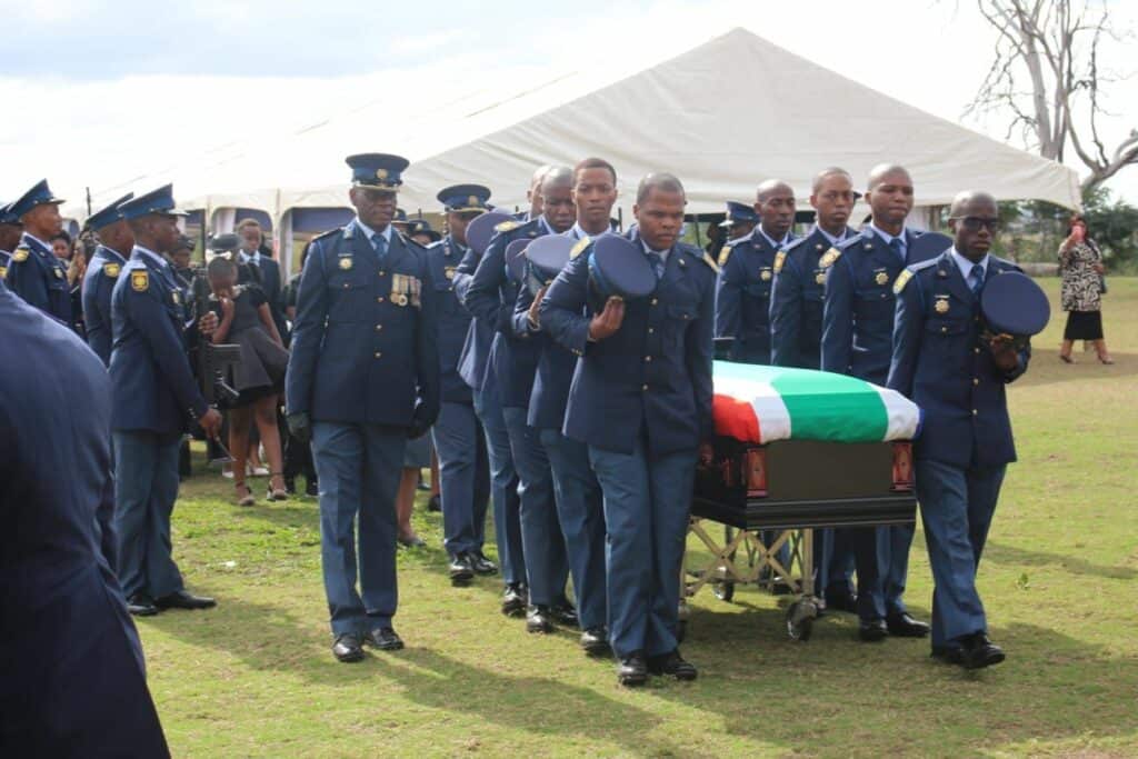 WATCH | Guard of honour at slain police officer's funeral | The Witness