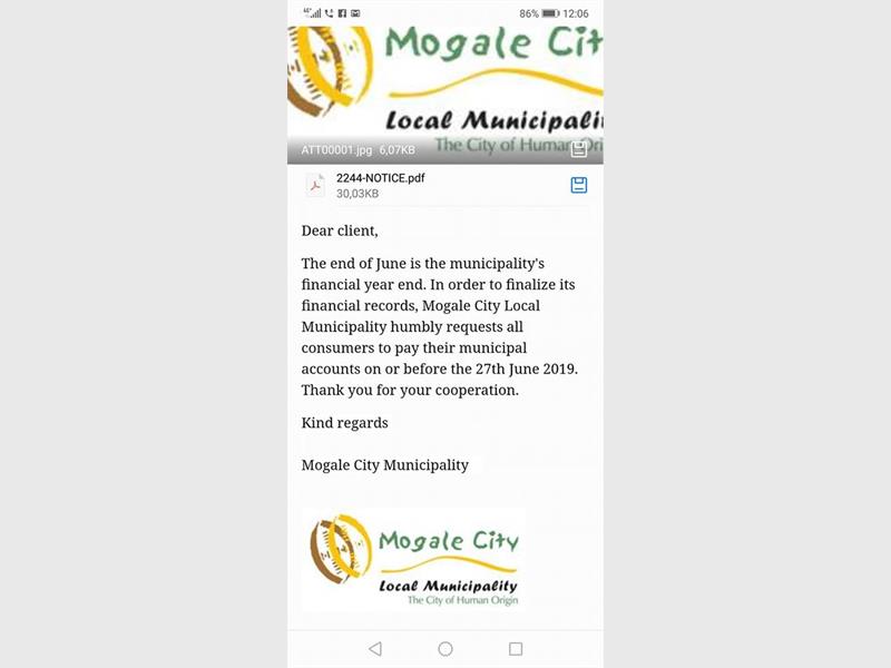 Emails and SMSes from Mogale City anger residents | Krugersdorp News