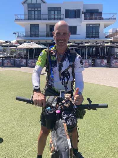 Mike completes his cycling journey to Cape Town, raises R110K ...
