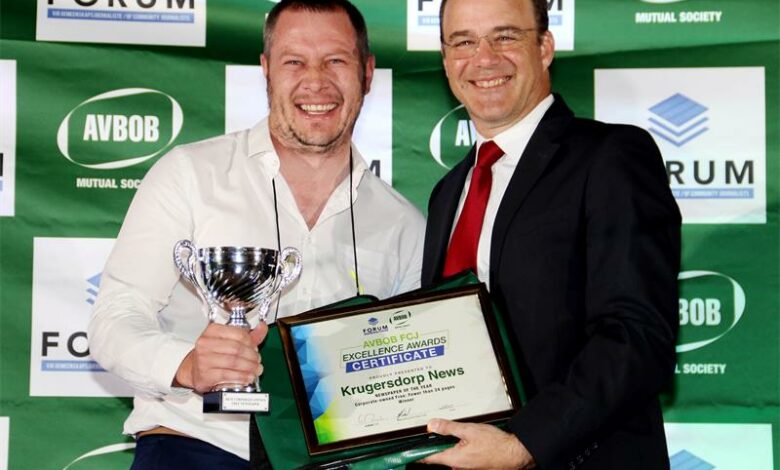 Krugersdorp News walks away with Newspaper of the Year title ...