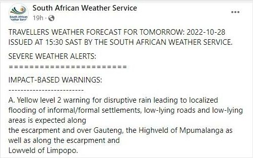 Massive storm on route to Gauteng | Krugersdorp News