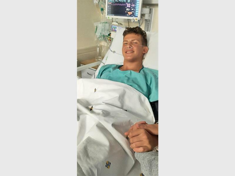 Youngster defies the odds to overcome severe heart injury