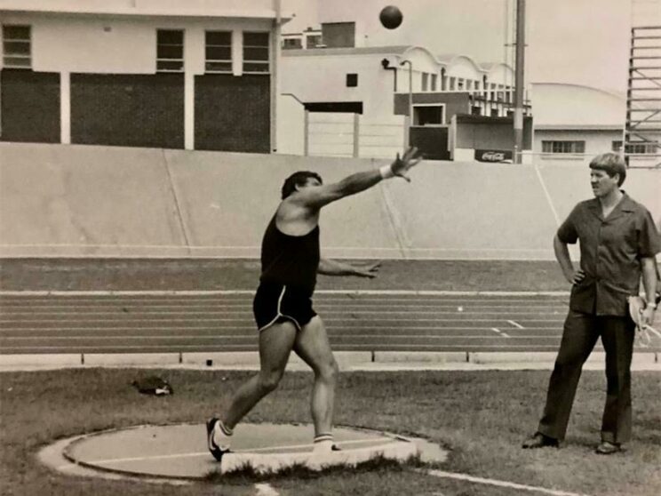 In die Blignaut-atletiekmasjien se spore