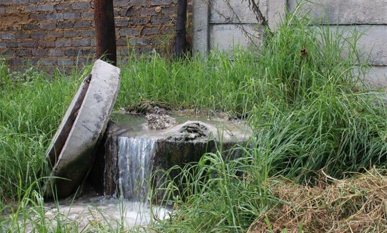 Sewage manhole overflows for months causes big stink | Krugersdorp News