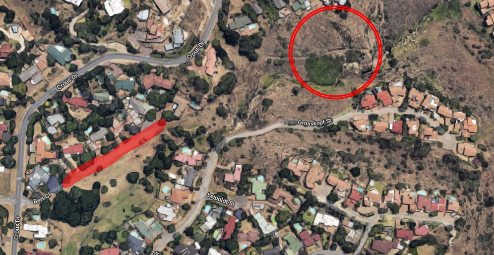 Children's risky activities at Helderkruin waterfall | Roodepoort Record