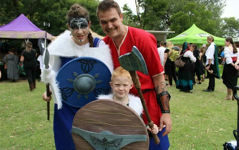 Vikings and Sword Maidens came together at A Viking Thing