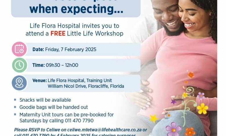 Life Flora Hospital invites you to attend a free Little Life Workshop