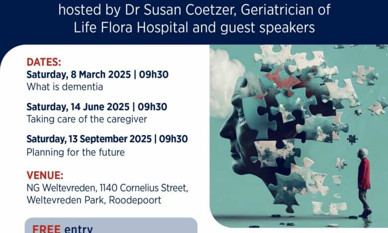 Life Flora Hospital will be hosting a Dementia talk | Roodepoort Record