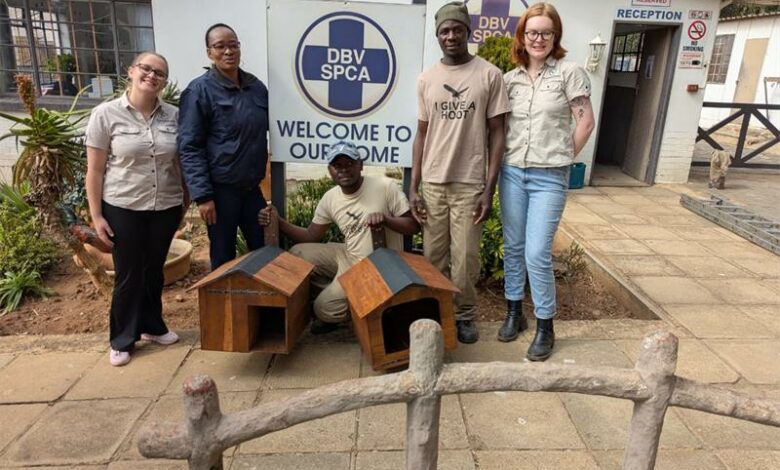 SPCA receives eco-friendly homes for owls