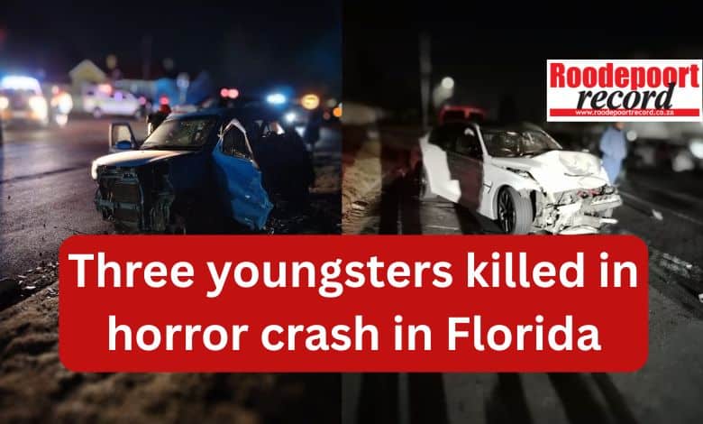 Three youngsters killed in suspected red light horror crash in Florida