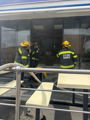 Multiple takeaway stores on fire at Princess Crossing