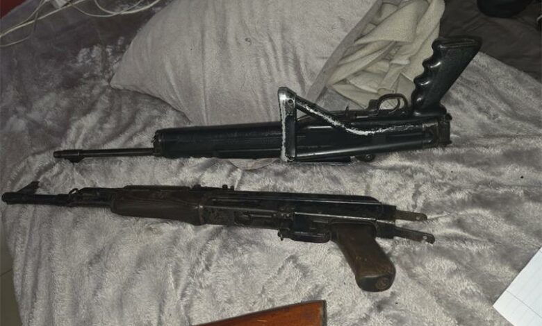 Police recover unlicensed firearms and ammo