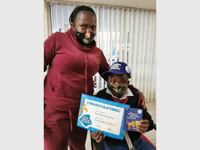 Eastleigh Primary's super TRUper Omphile inspires his peers ...