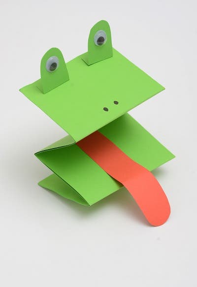 How to make an easy paper frog puppet craft | Bedfordview Edenvale News