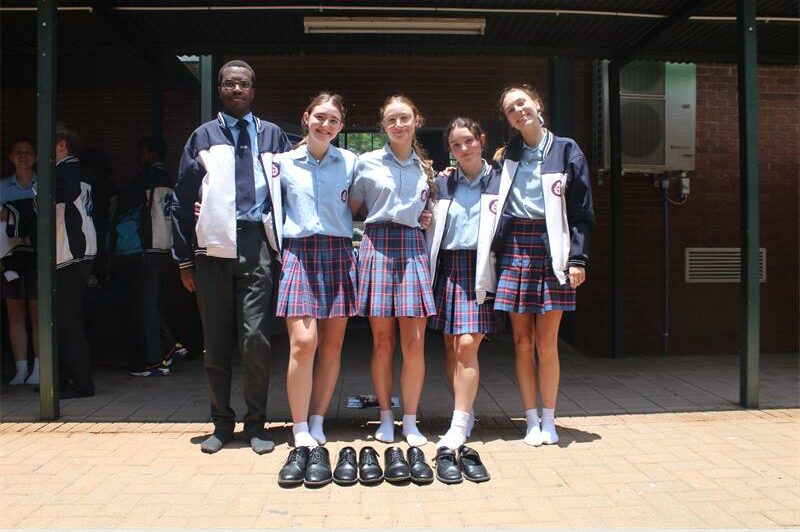 Matric Class of 2022 at Fourways High School donates their school shoes ...