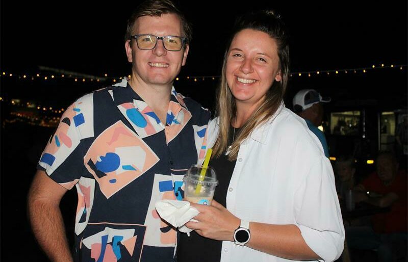 Community members enjoy a warm evening out at Chilli Lane Shopping ...