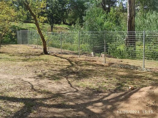 Fence erected for peace at last | Fourways Review