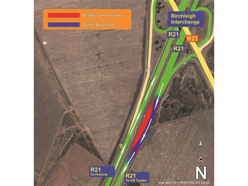 Sanral announces temporary R21 deviation | Boksburg Advertiser