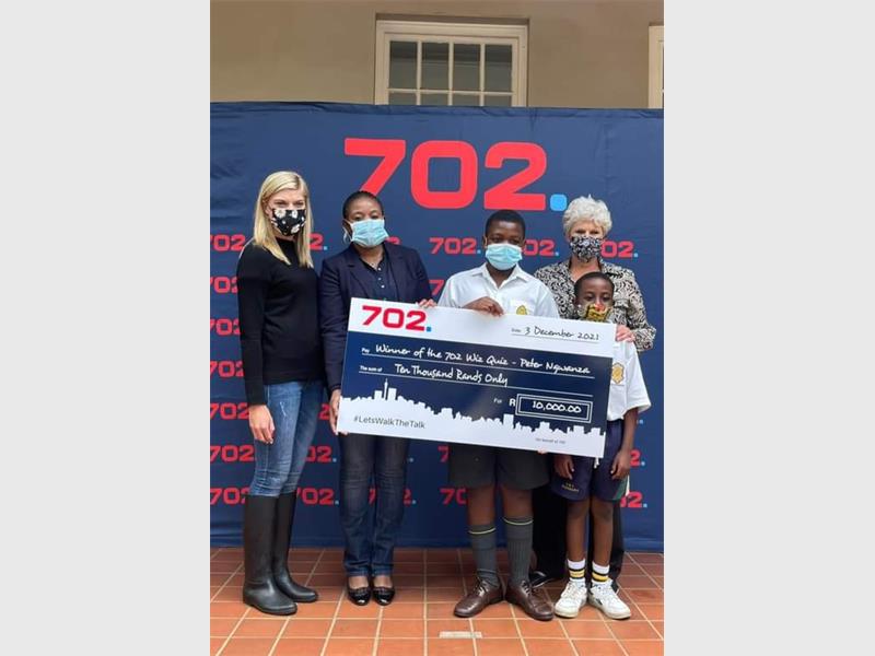 CBC learner wins R10 000 | Boksburg Advertiser