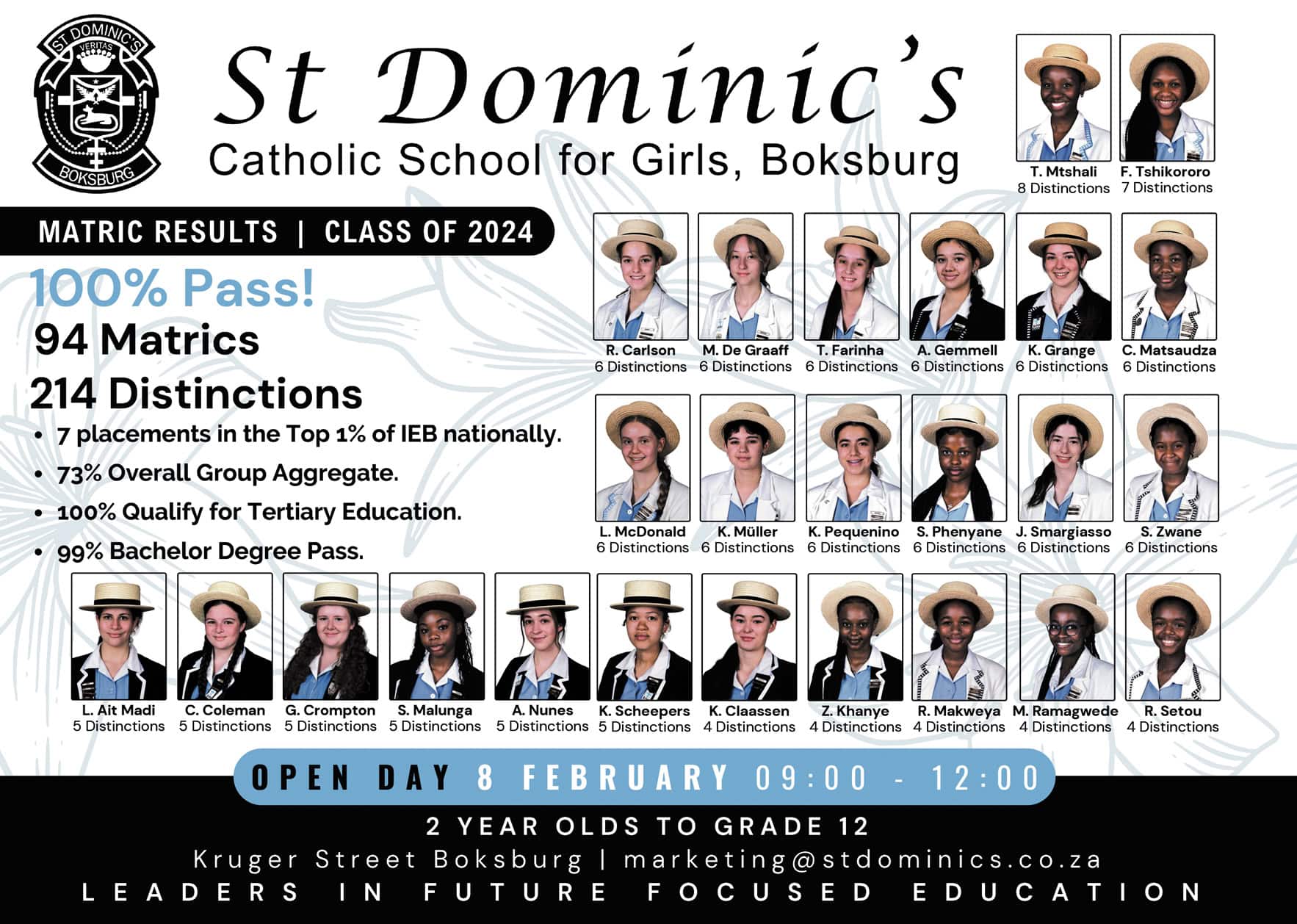St Dominic's Catholic School for Girls 2024 | Boksburg Advertiser