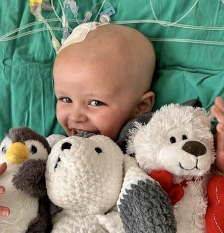 Little brain tumour patient continues to fight with all his might ...