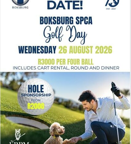 Take a swing against animal suffering at the Boksburg SPCA annual Golf ...