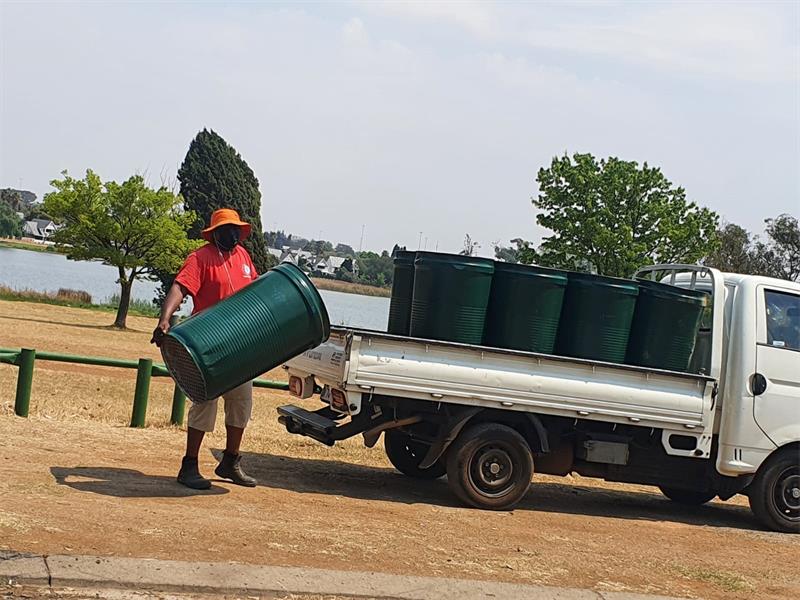 Finally, new bins at Homestead Dam | Benoni City Times