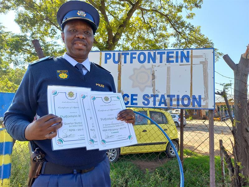 Putfontein SAPS beam with pride | Benoni City Times