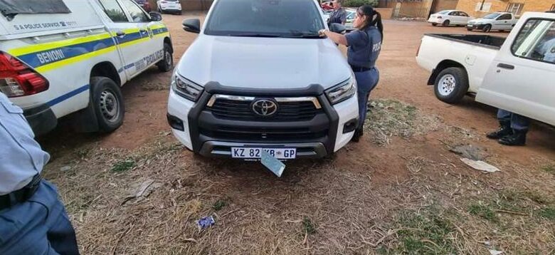 Thieves park stolen bakkie at Benoni SAPS | Benoni City Times