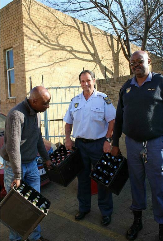 Cops pour booze down the drain | Benoni City Times