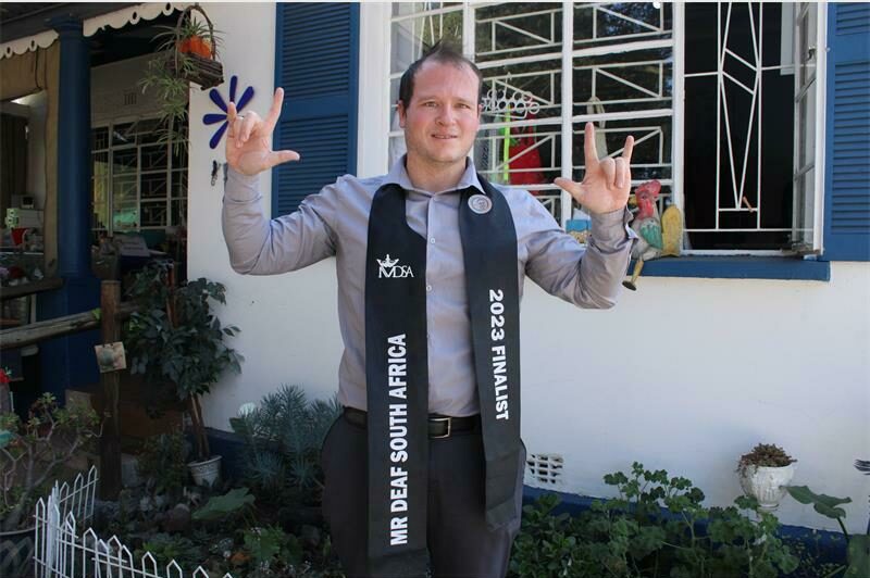 Mr Deaf finalist finds his voice in academics | Benoni City Times