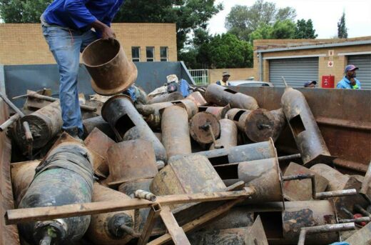 Police destroy zama zama tools | Benoni City Times