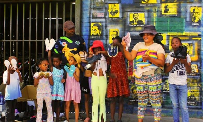 Daveyton charity brings cheer to residents with new shoes | Benoni City ...