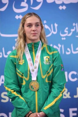 Le Roux claims five golds at African champs | Benoni City Times