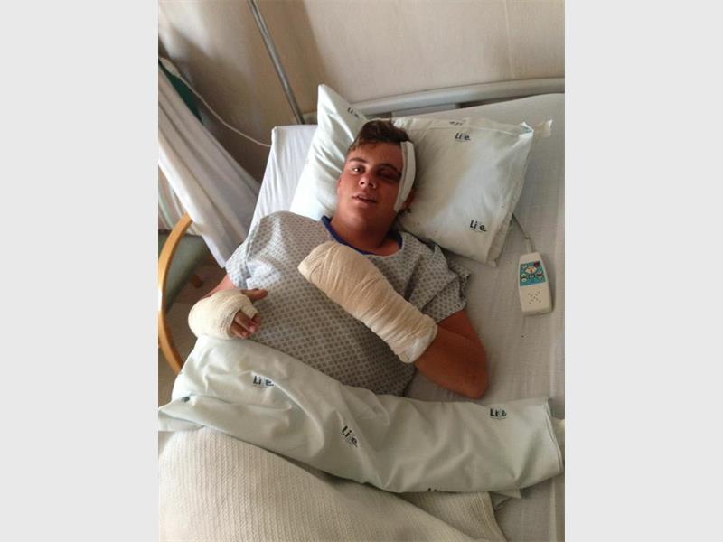 Opvolg: Dit gaan beter met erg beseerde tiener | Brakpan Herald