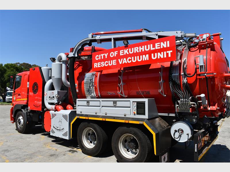 City of Ekurhuleni procures rescue vacuum unit for trench incidents ...